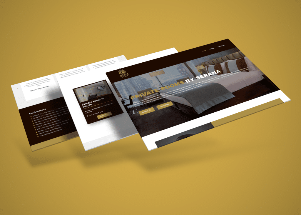 Serana – A sleek real estate website for showcasing property.